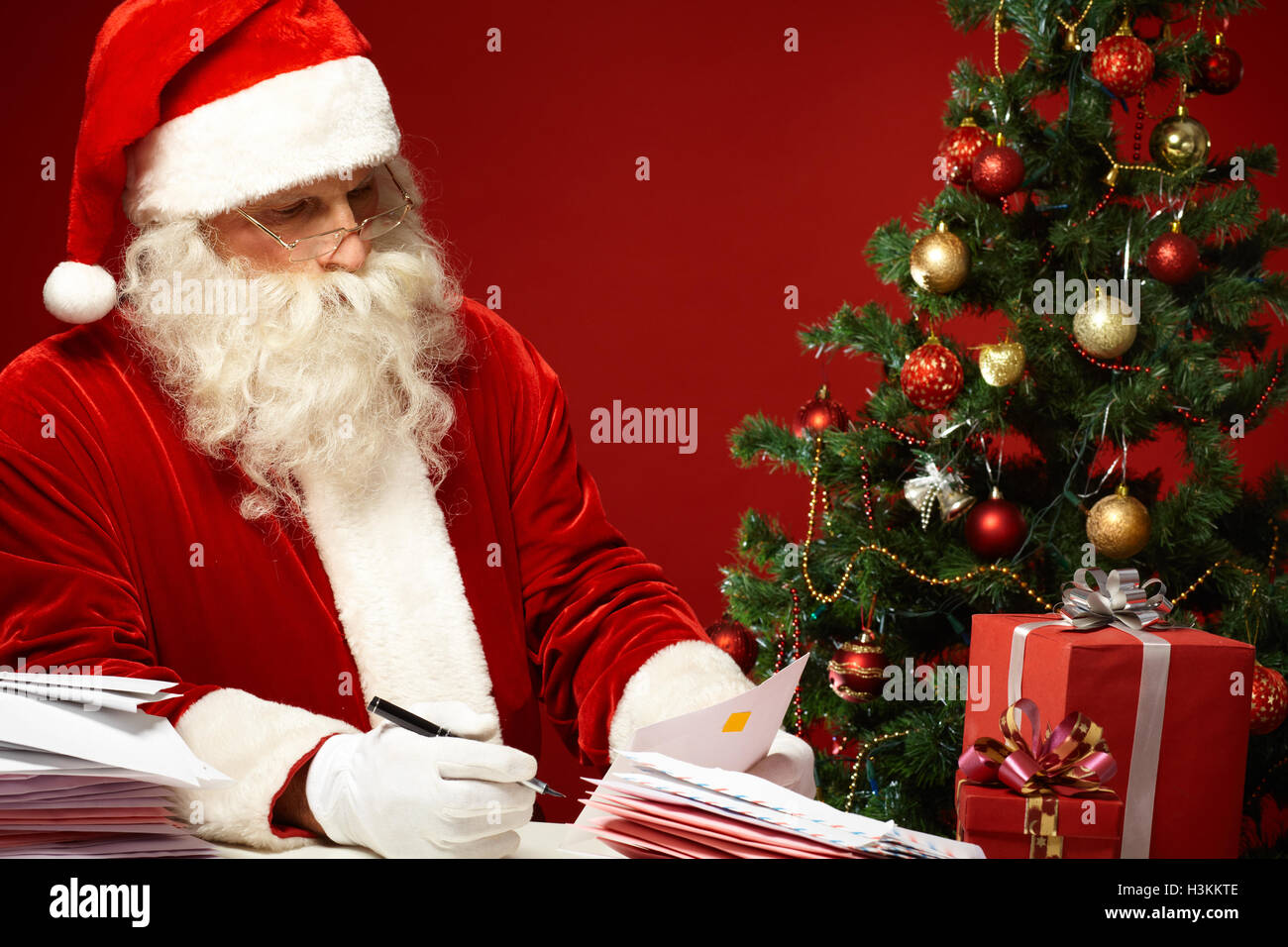 Messages to Santa Stock Photo - Alamy