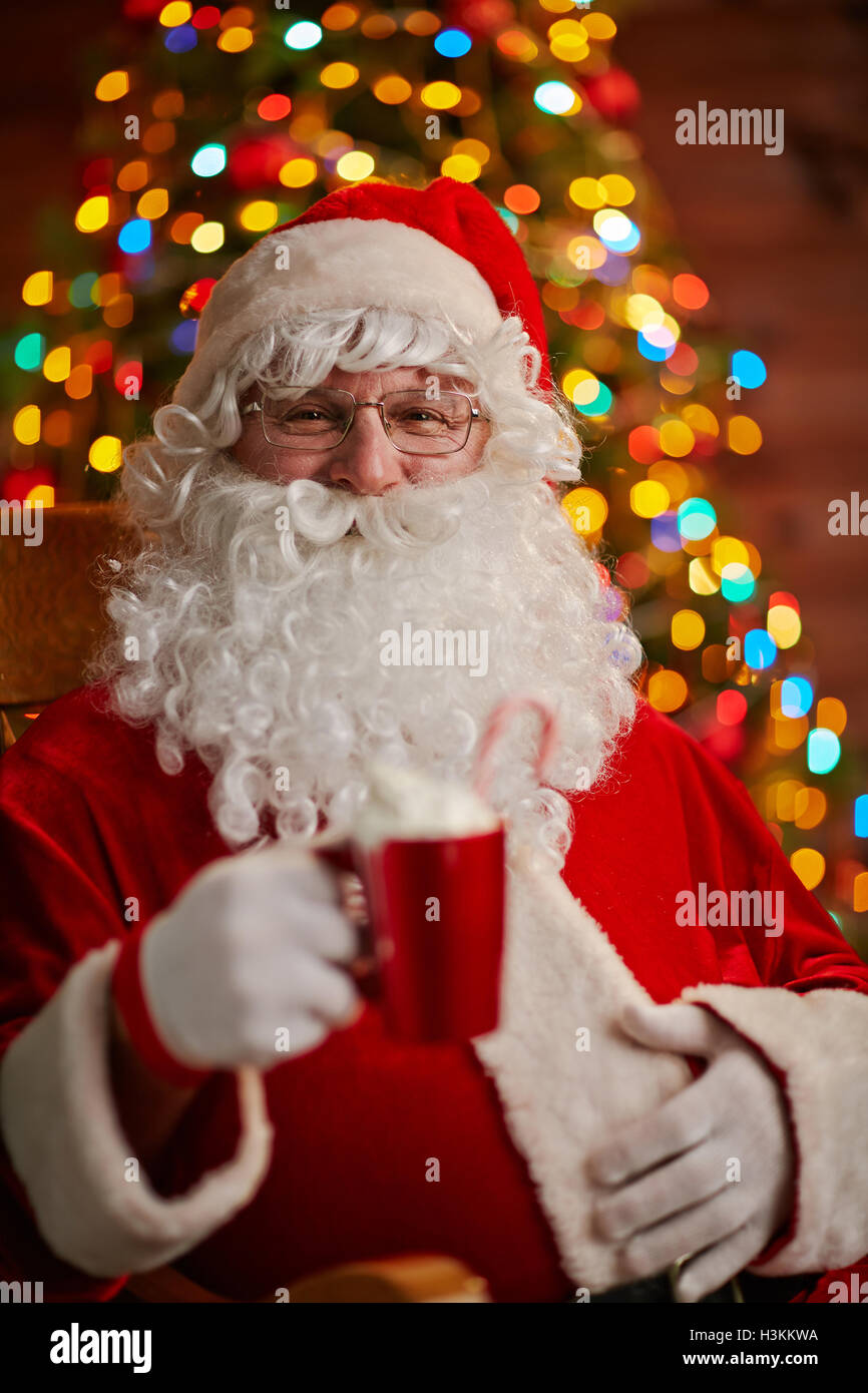 Portrait of Santa Stock Photo - Alamy
