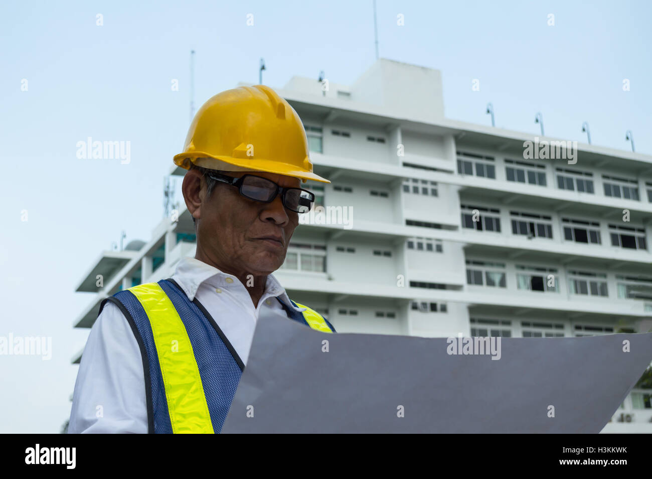 the old man engineering Stock Photo - Alamy