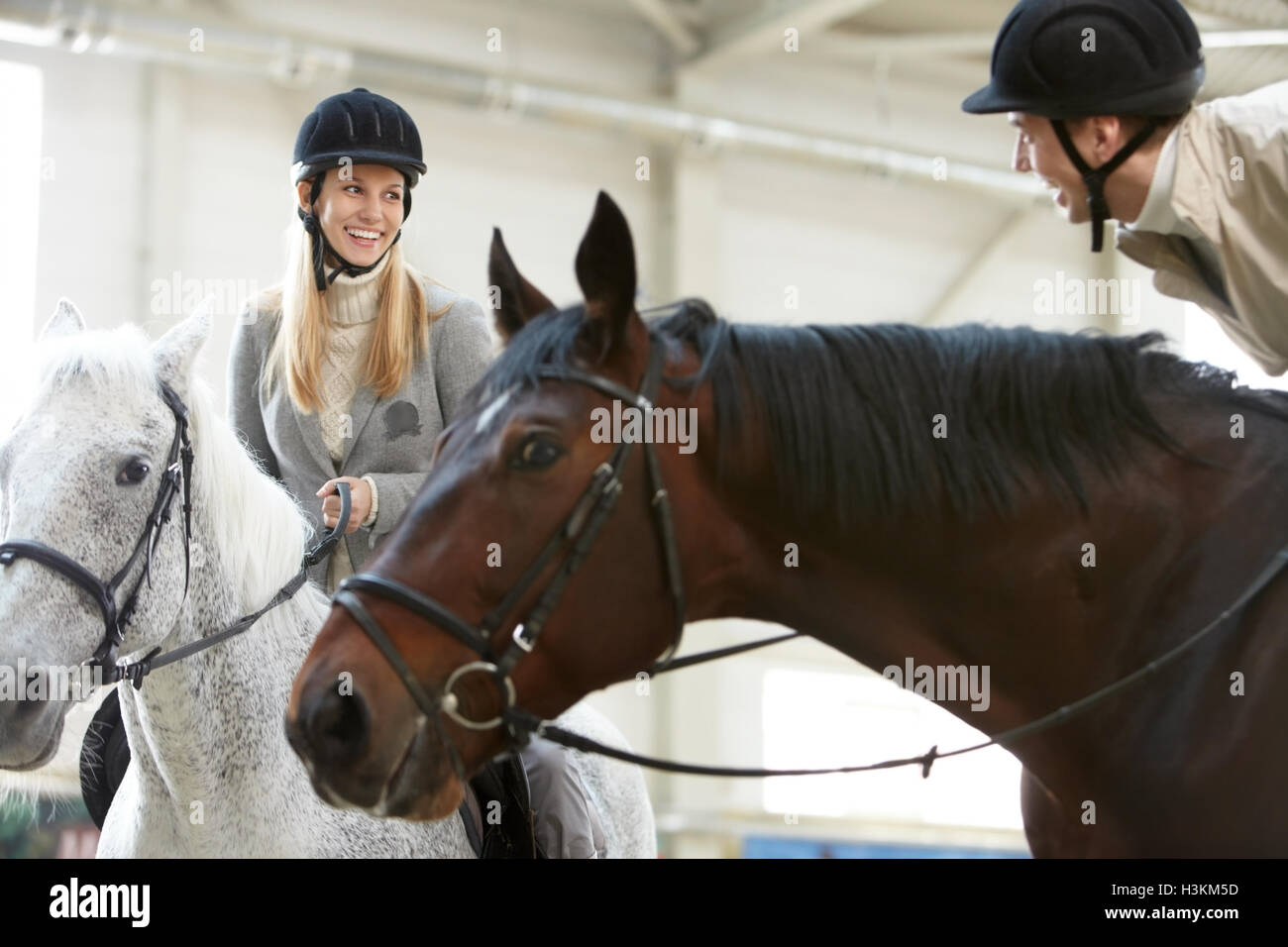 Horsewoman training hi-res stock photography and images - Alamy