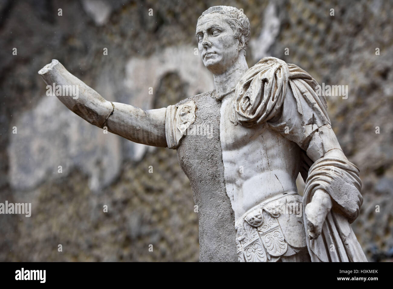 The Roman ruins, Bodies and Frescoes of Herculaneum near Pompeii, Italy ...