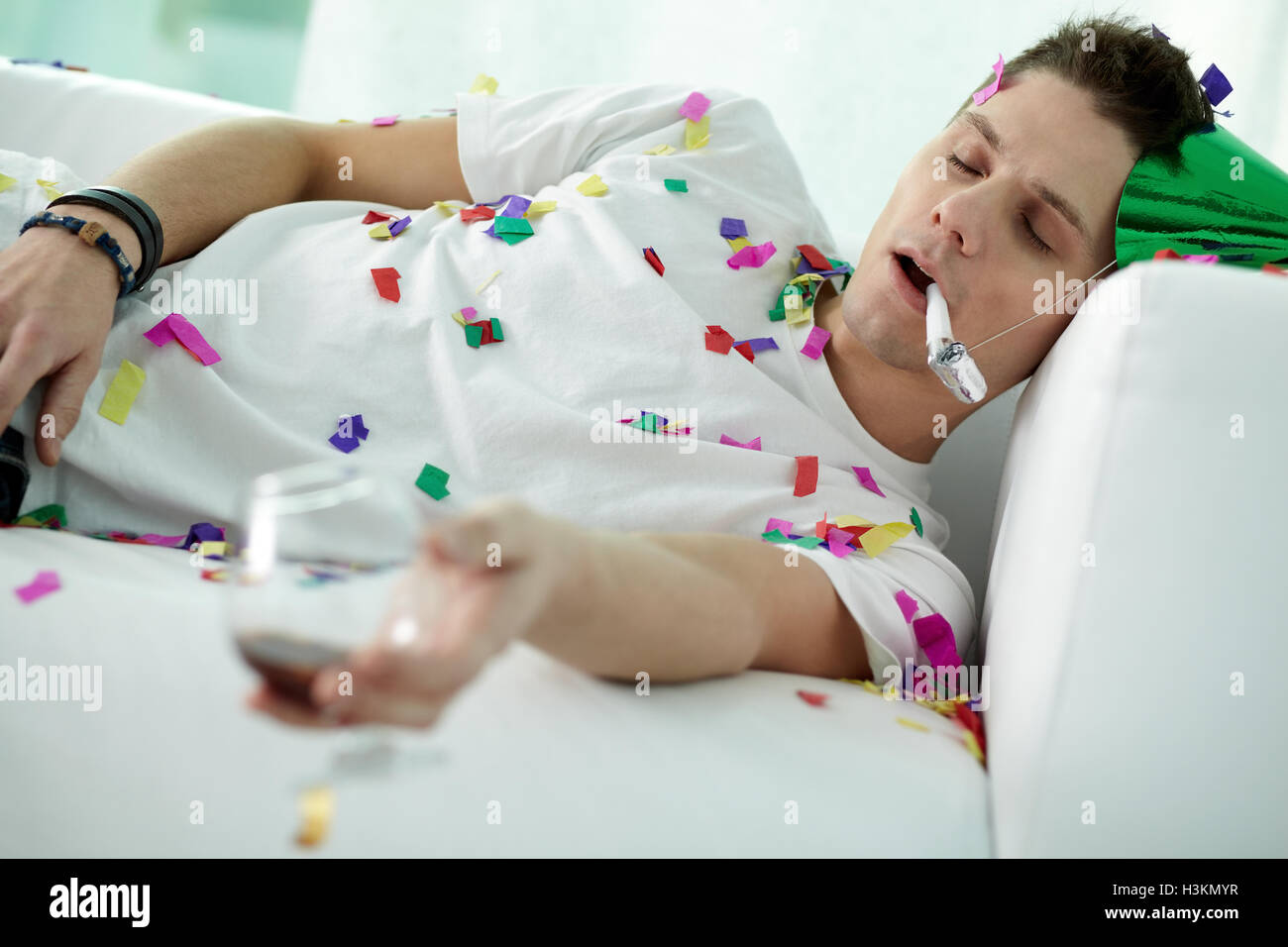 Morning after party Stock Photo - Alamy