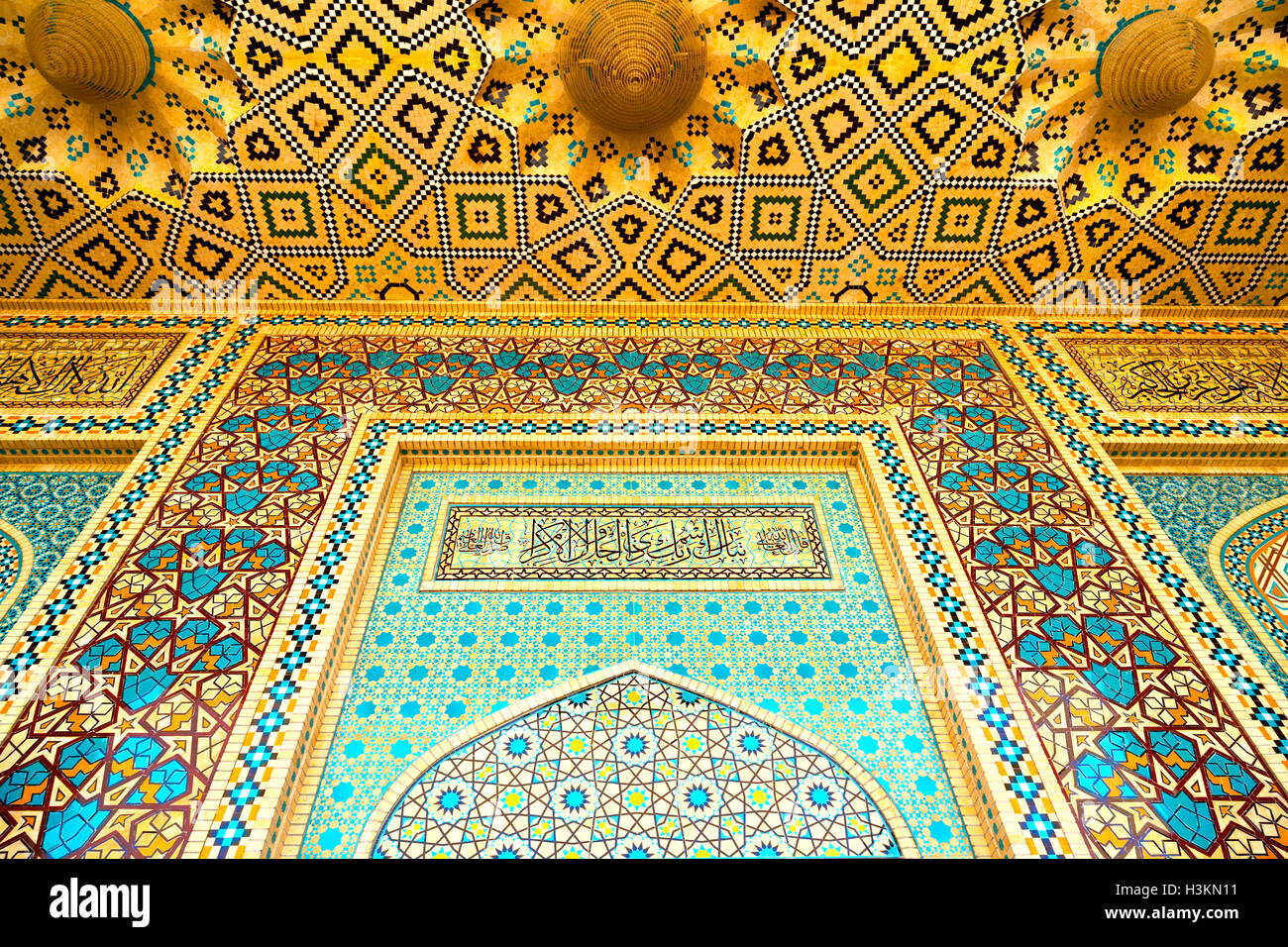 blur in iran abstract texture of the religion architecture mosque roof ...