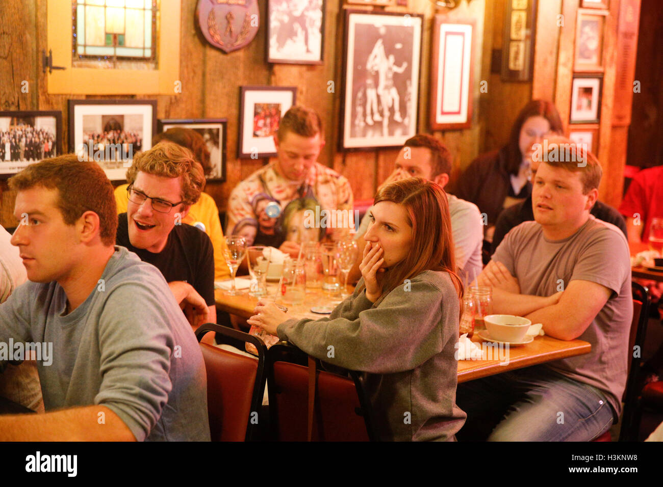 100916 - Bloomington, Indiana, USA: Gary Teeters, second from left, and ...