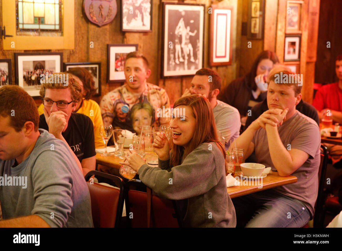 100916 - Bloomington, Indiana, USA: Gary Teeters, second from left, and ...
