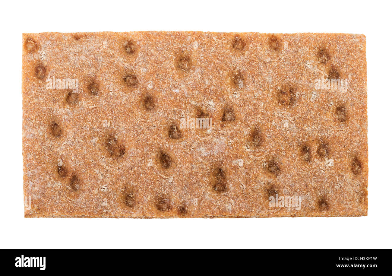 Crispbread crisp bread closeup top view Stock Photo - Alamy