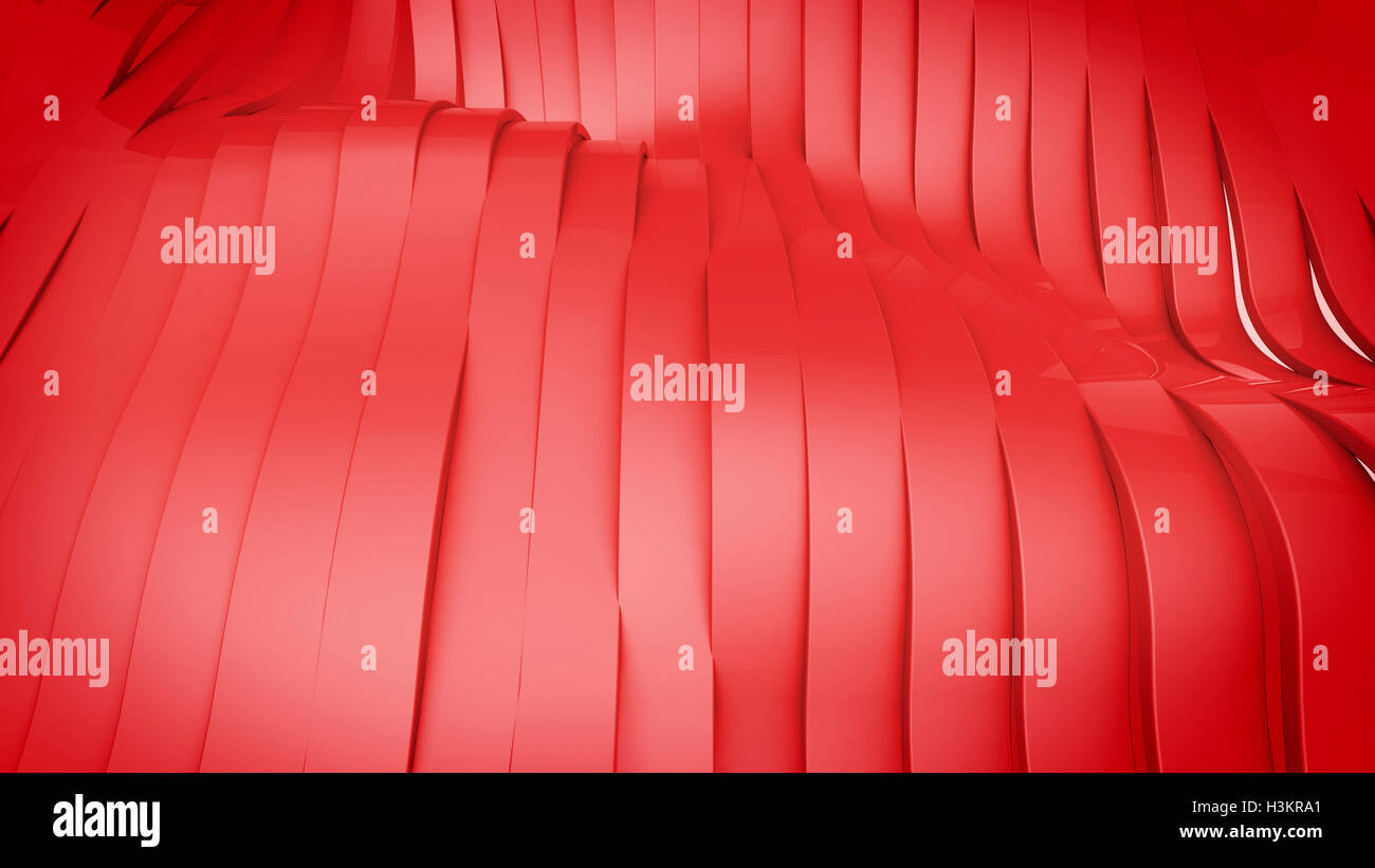Abstract 3d wavy band surface hi-res stock photography and images - Alamy