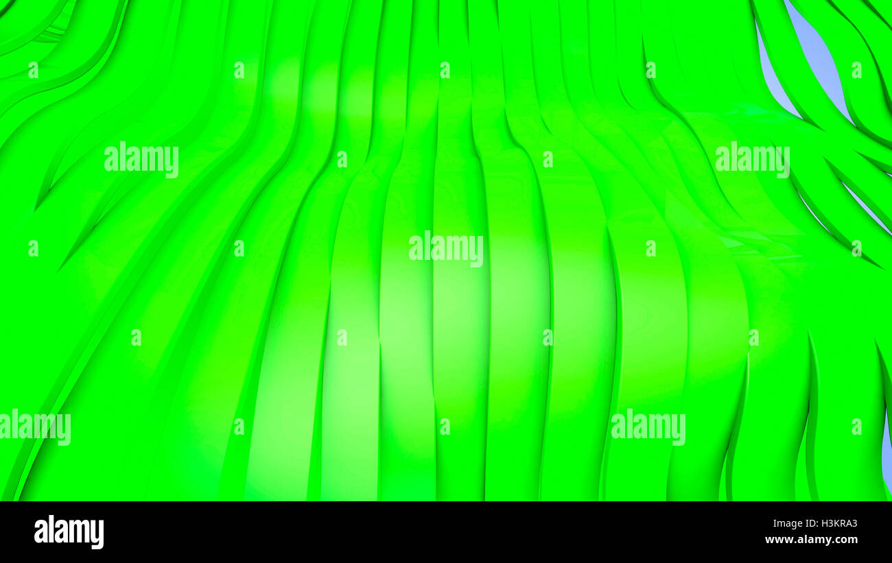 3D render of Wavy band surface. Modern Background Stock Photo - Alamy