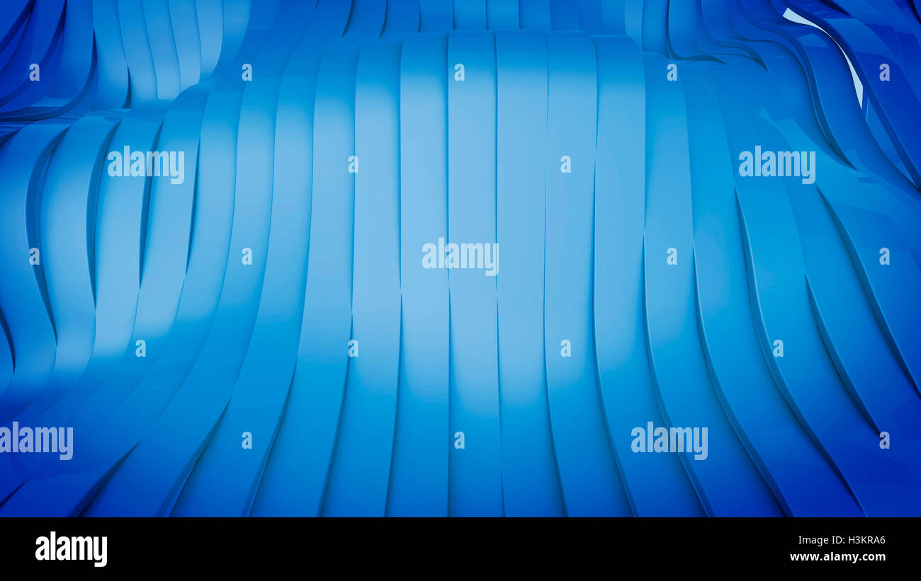 3D render of Wavy band surface. Modern Background Stock Photo - Alamy