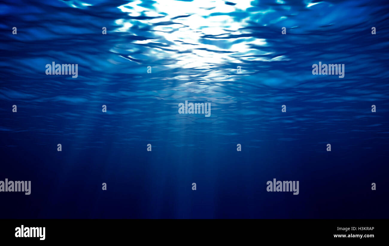 3D render of Abstract underwater Light backgrounds Stock Photo - Alamy