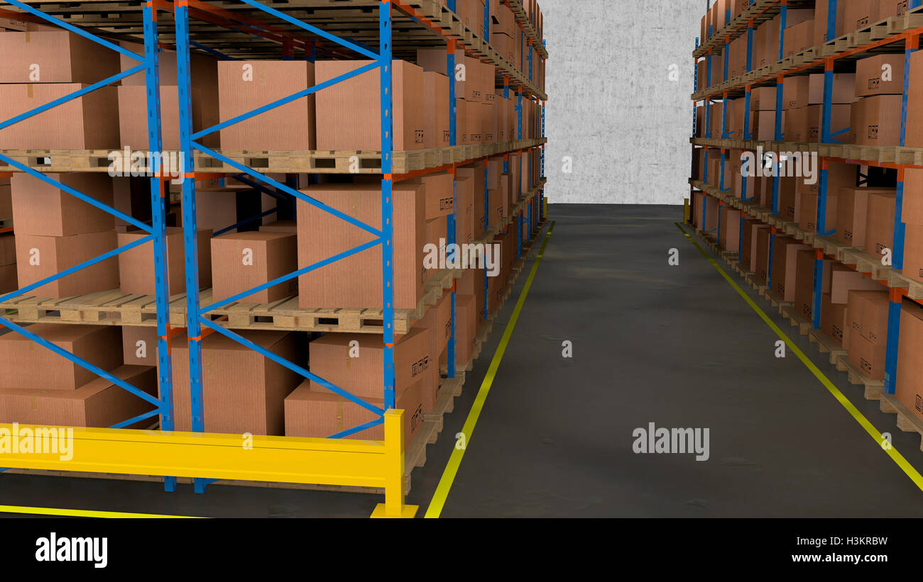 A warehouse is a commercial building for storage of goods Stock Photo ...