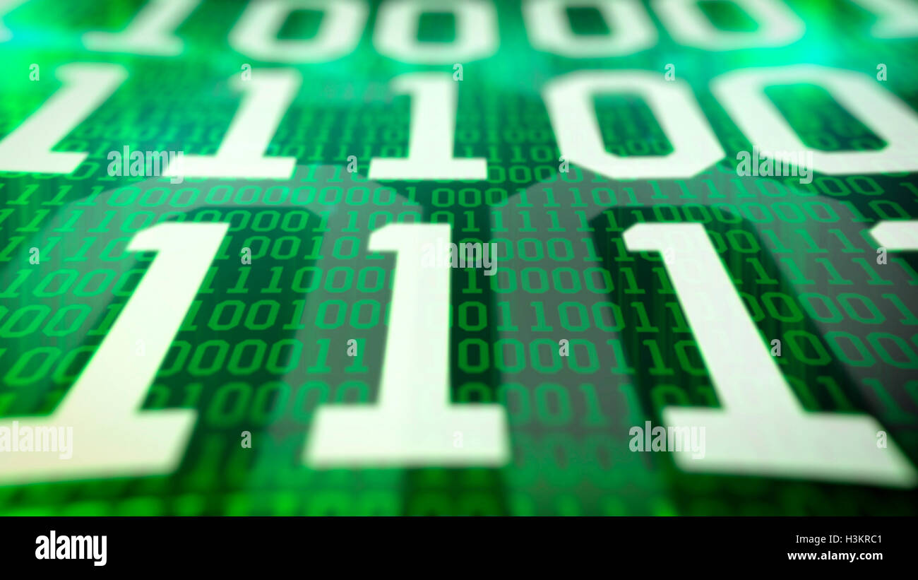 Binary computer code repeating hi-res stock photography and images - Alamy