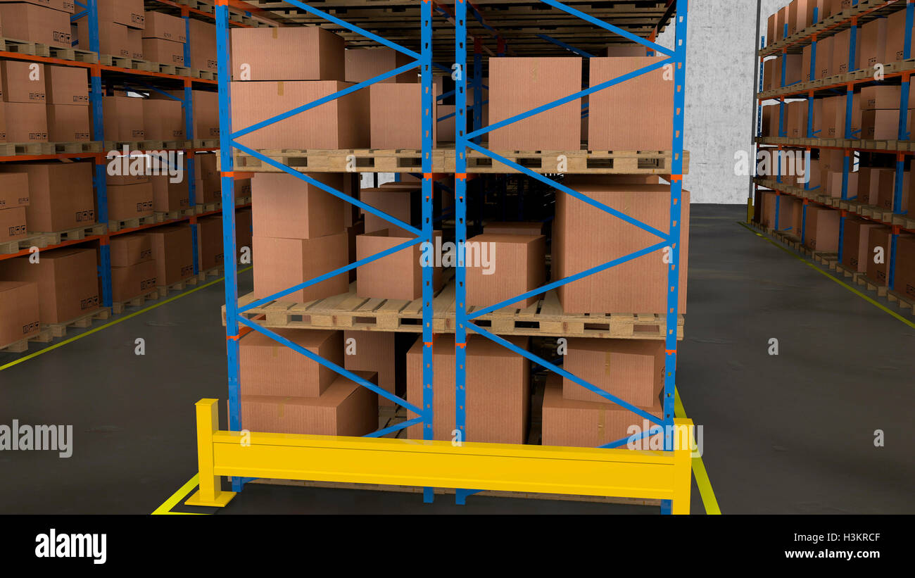 A warehouse is a commercial building for storage of goods Stock Photo ...