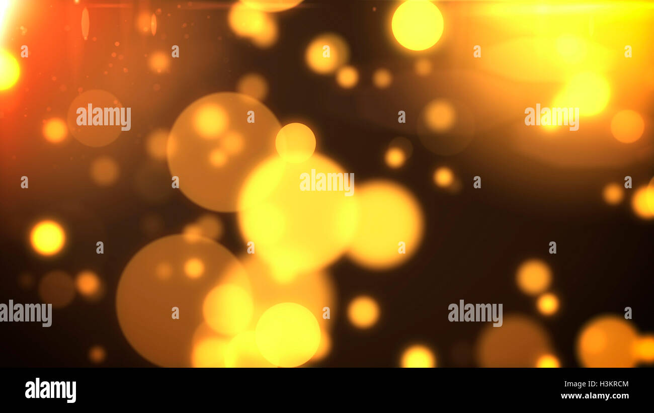 Illustration of Abstract Orange glowing bokeh background Stock Photo ...