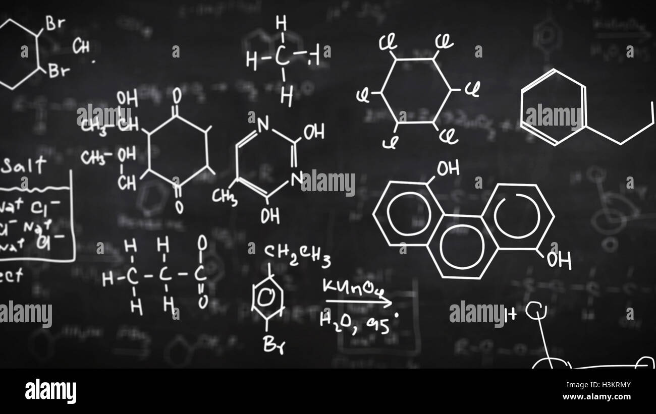 Chemical formula on glass board hi-res stock photography and images - Alamy