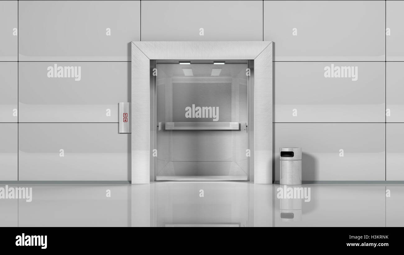 Realistic elevator set hi-res stock photography and images - Alamy