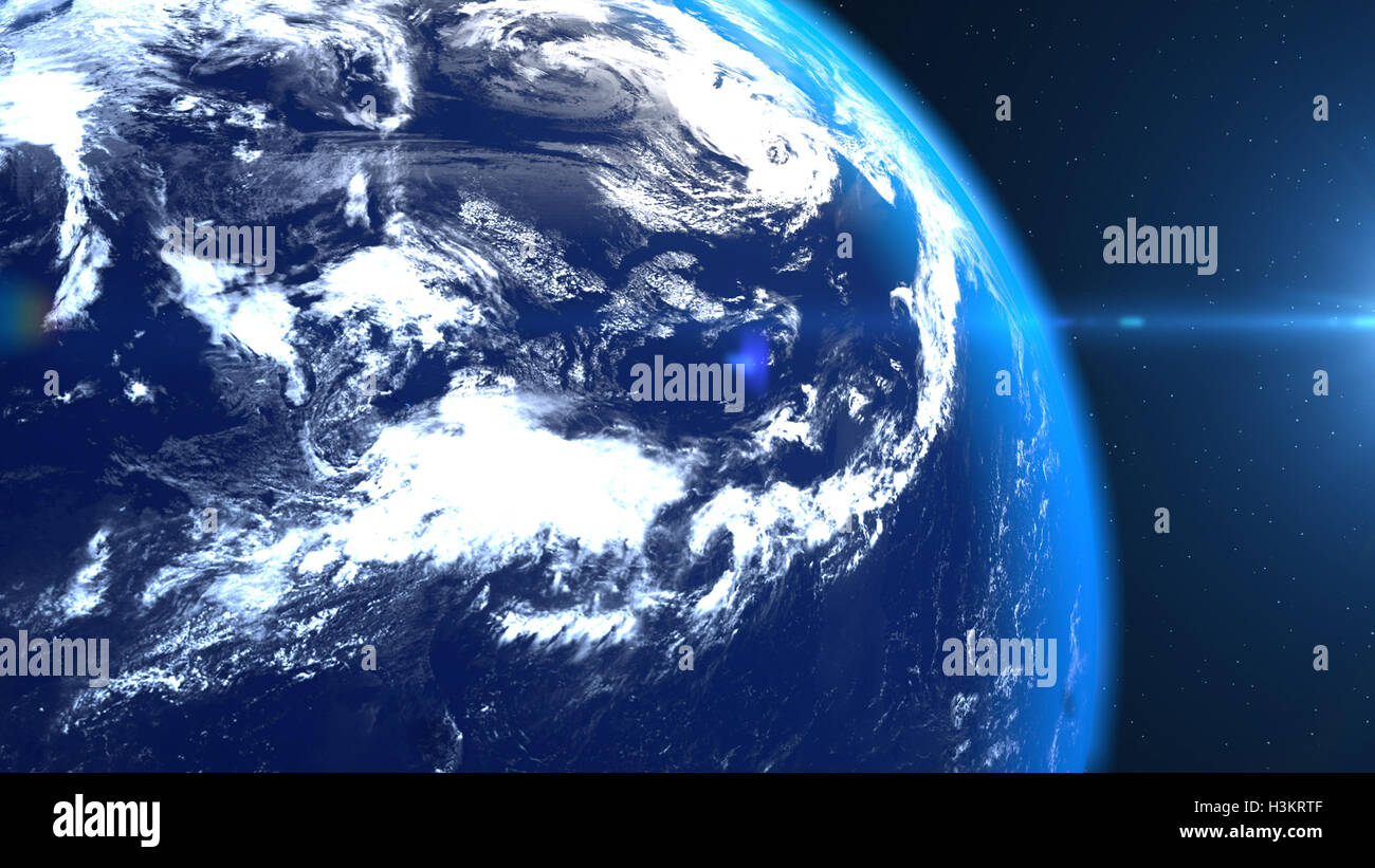Planet earth from the space closeup Stock Photo - Alamy