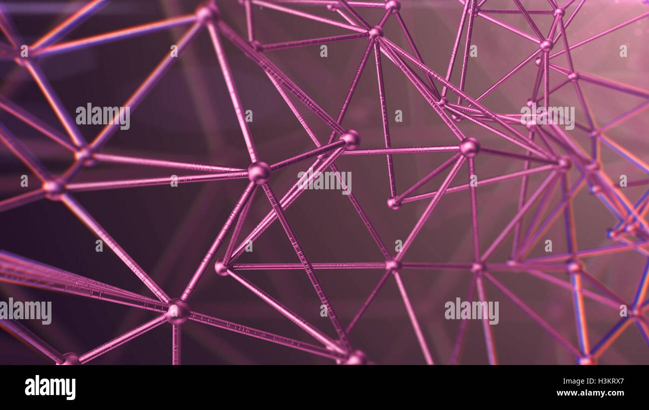 3D rendering of Abstract background medical substance and molecules ...