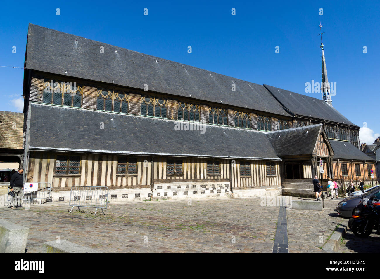 15th century Church of St Catherine in Honfleur, Normandy, France Stock ...