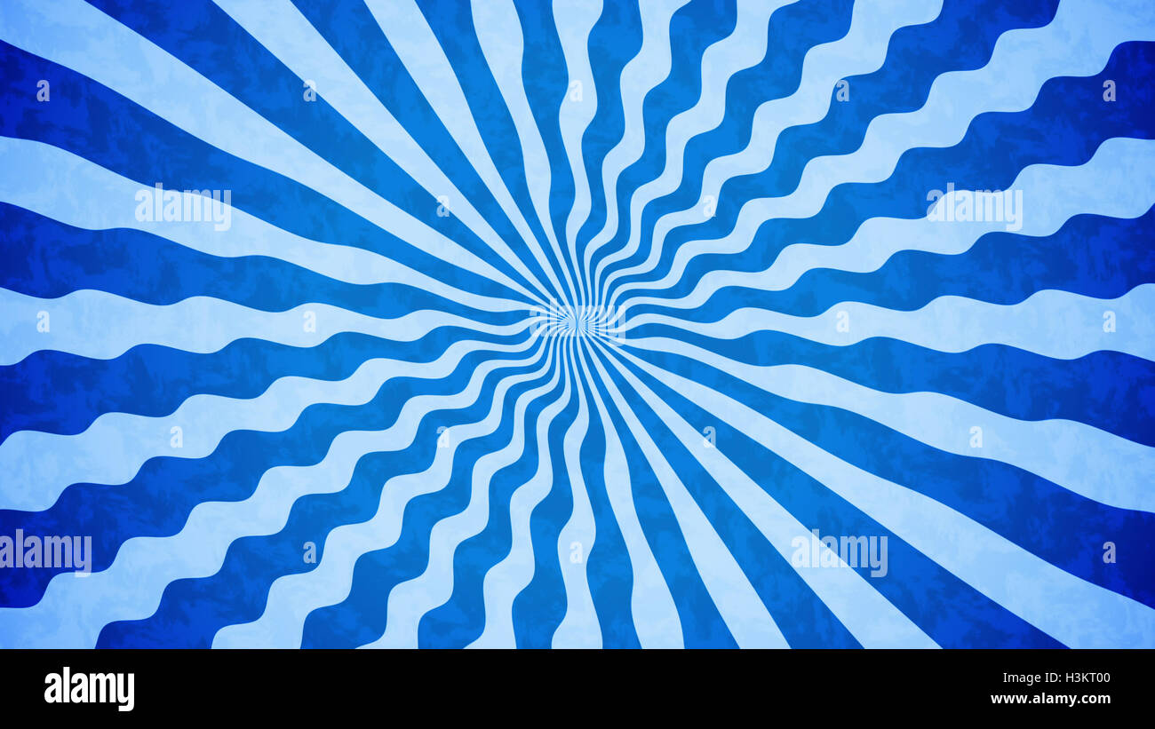 Blue Sun burst retro background design Stock Photo - Alamy