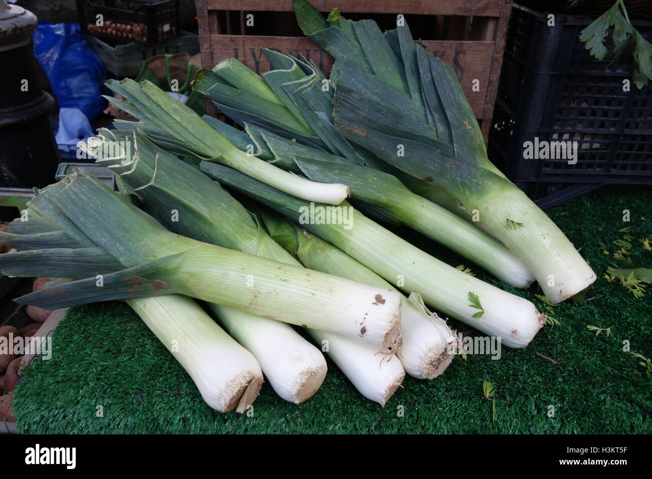 Leek market hi-res stock photography and images - Alamy