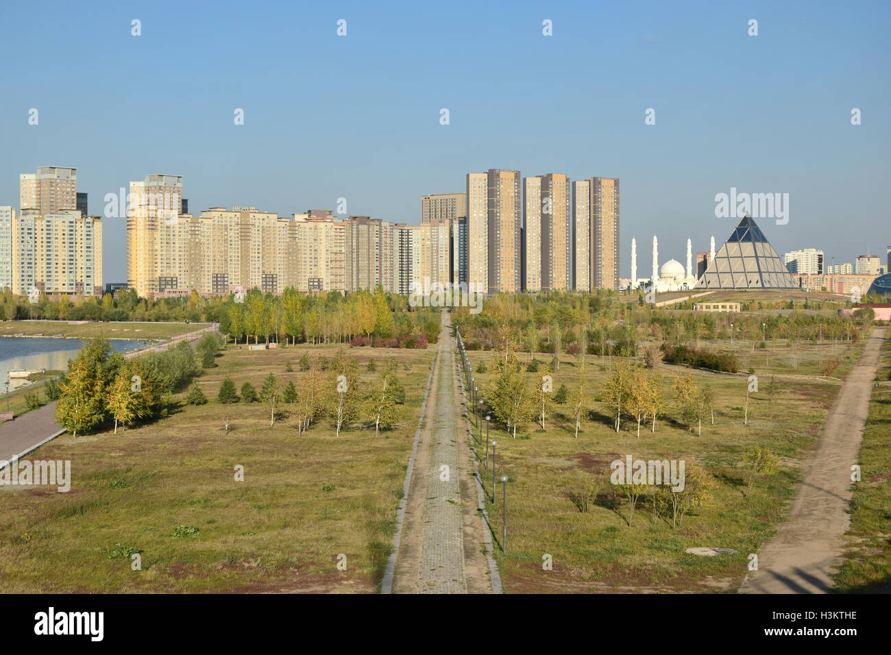 Astana (Nur-Sultan), Kazakhstan – View with modern buildings in Astana ...