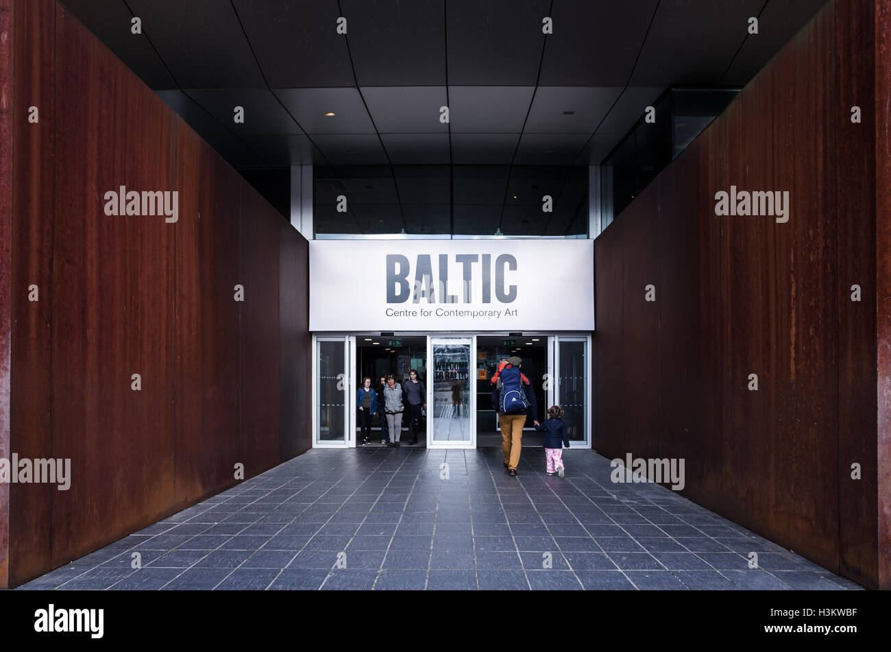 The Baltic Arts Contemporary Centre, Gateshead, by the river Tyne, NE ...