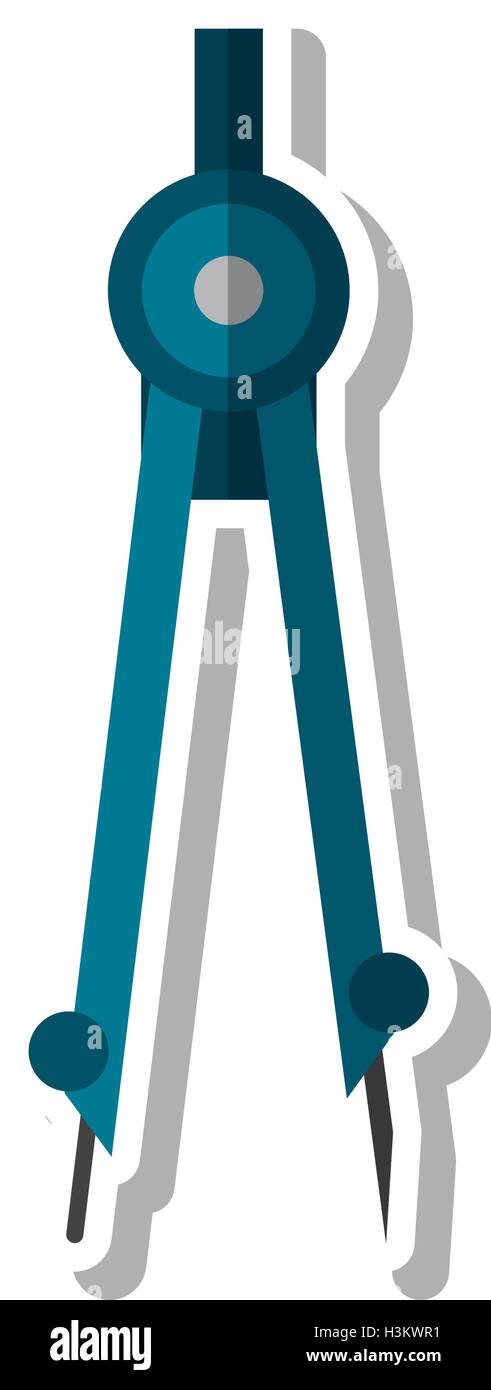 Compass object and school tool design Stock Vector Image & Art - Alamy