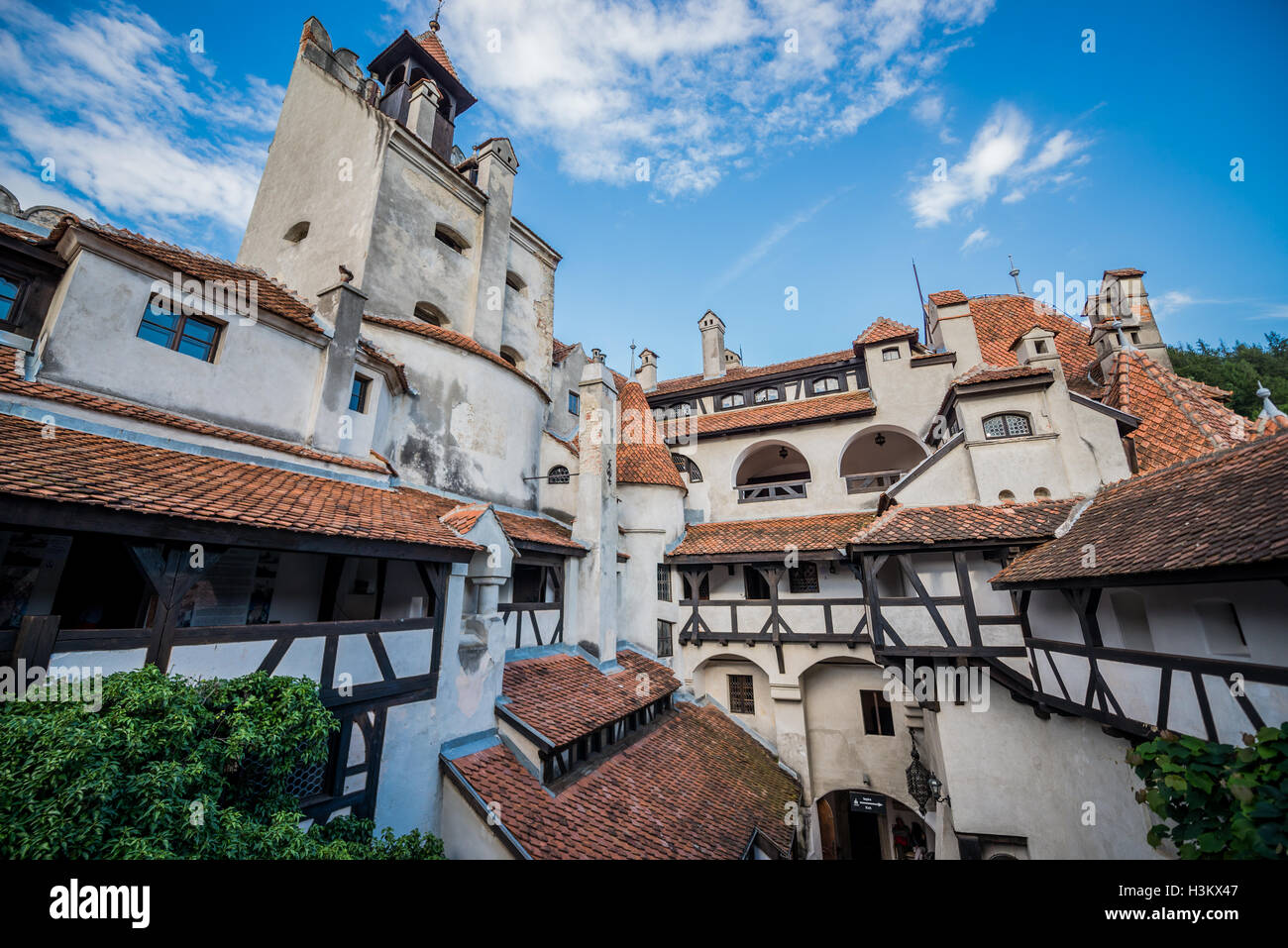 Bran Castle near Bran, Romania, commonly known as "Dracula's Castle ...