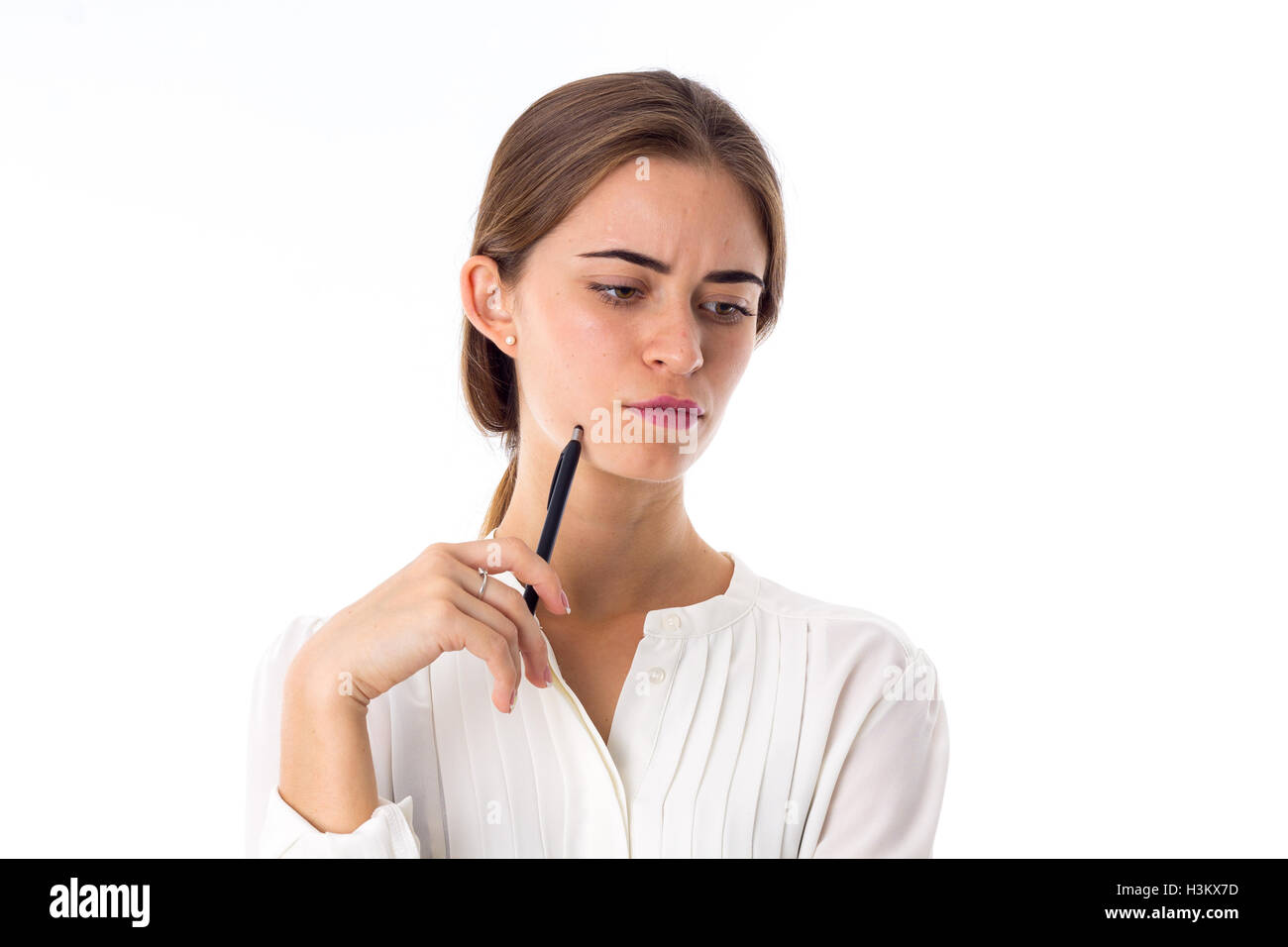 Woman holding a hand Stock Photo - Alamy