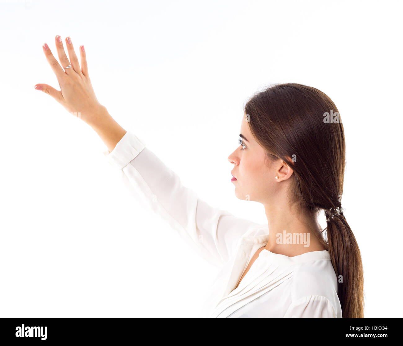 Face skin beauty woman Cut Out Stock Images & Pictures - Alamy