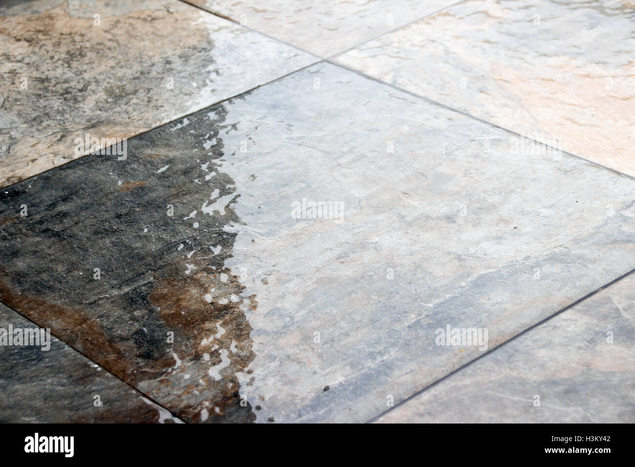 Wet Stone Floor Natural Bali Stone 10x10 Cm | Ceramic Connection