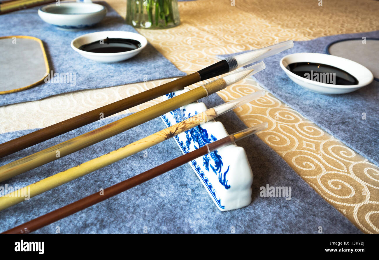 Tools for calligraphy hi-res stock photography and images - Alamy