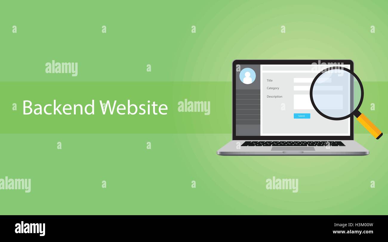 Backend processing hi-res stock photography and images - Alamy