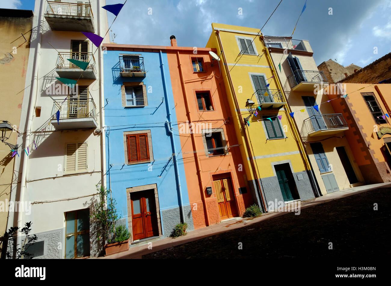 bosa, sardinia, italy Stock Photo - Alamy
