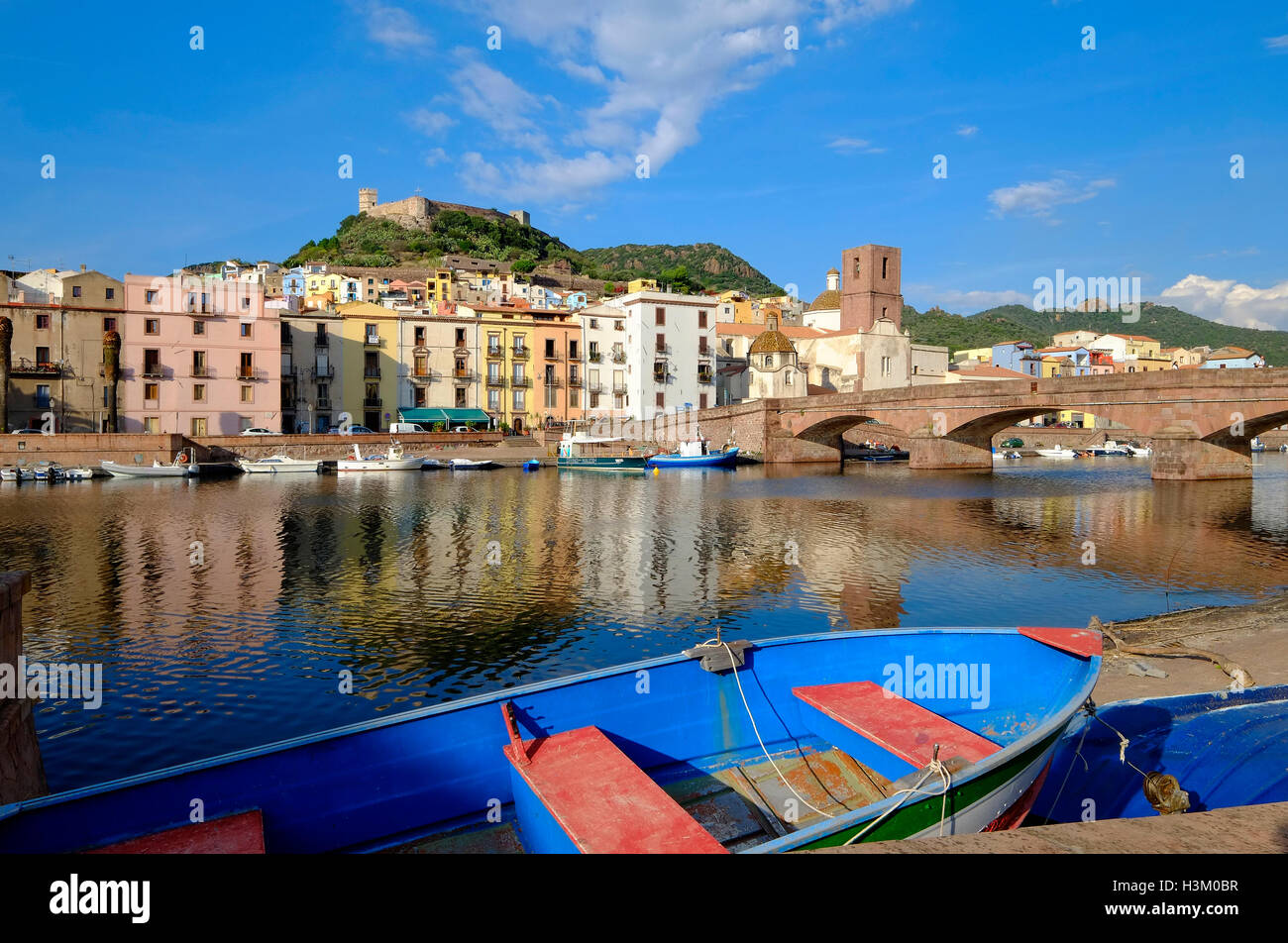 bosa, sardinia, italy Stock Photo - Alamy