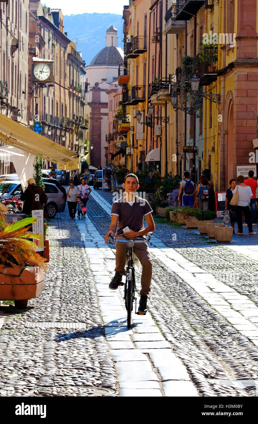 bosa, sardinia, italy Stock Photo - Alamy