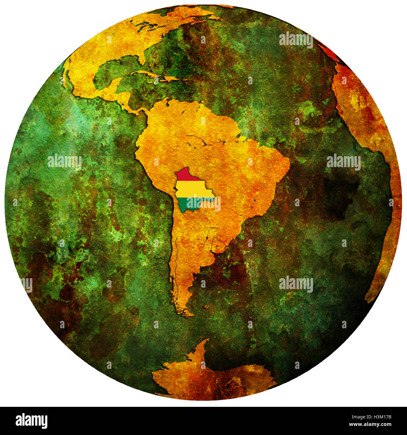 Old map of bolivia hi-res stock photography and images - Alamy