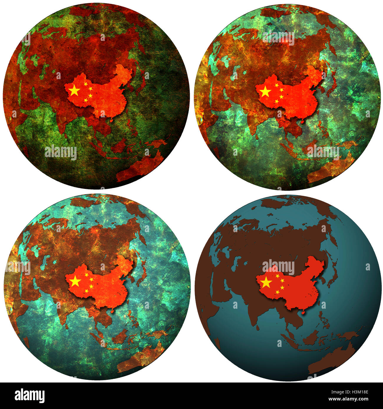 World view from space Cut Out Stock Images & Pictures - Alamy