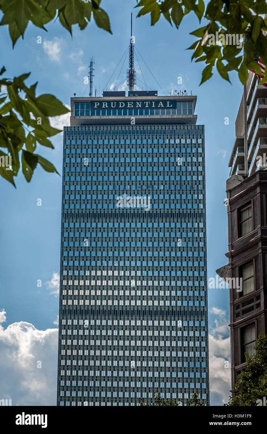Prudential plaza architecture skyline hi-res stock photography and ...
