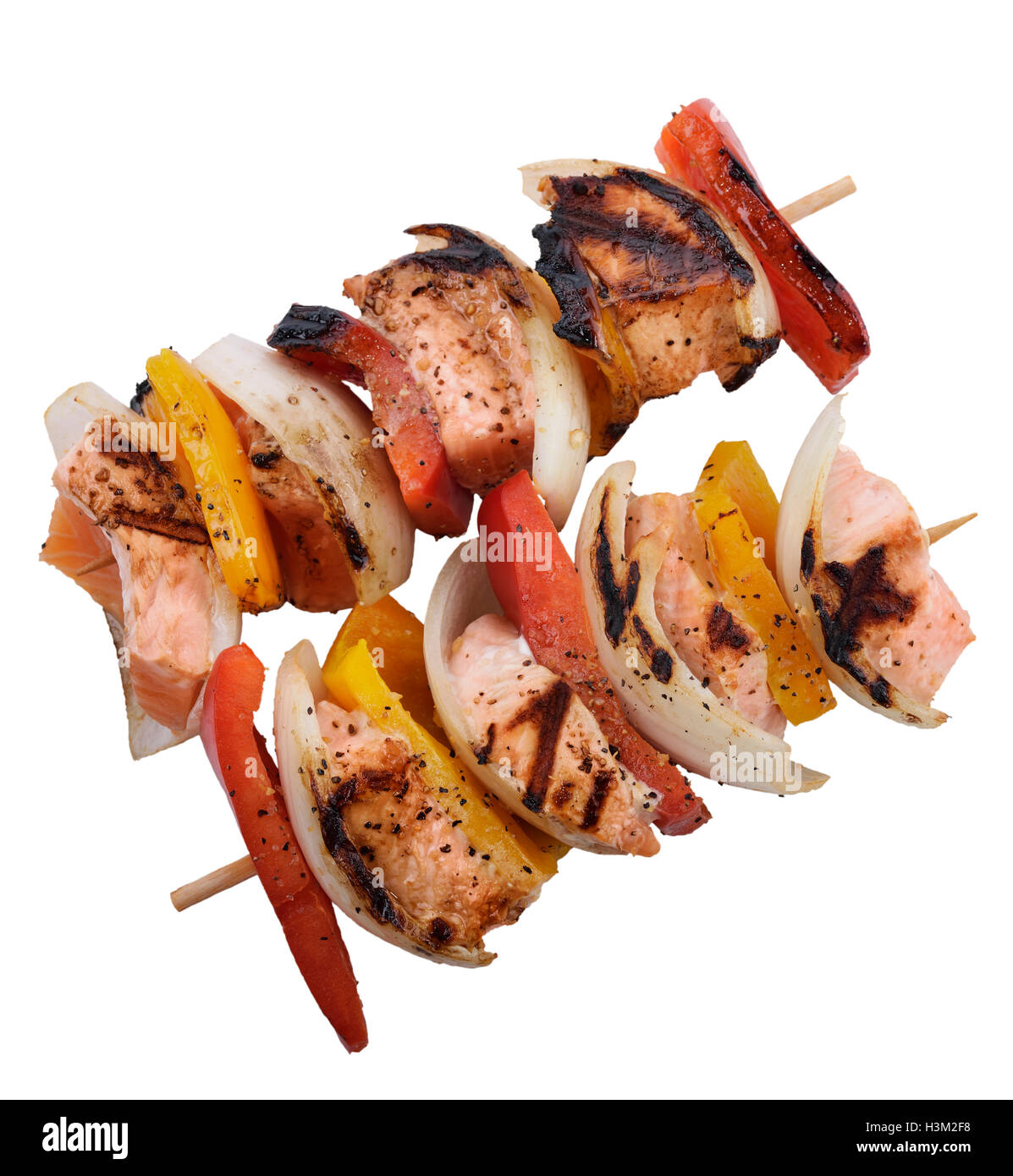 Gourmet seafood kebabs hi-res stock photography and images - Alamy