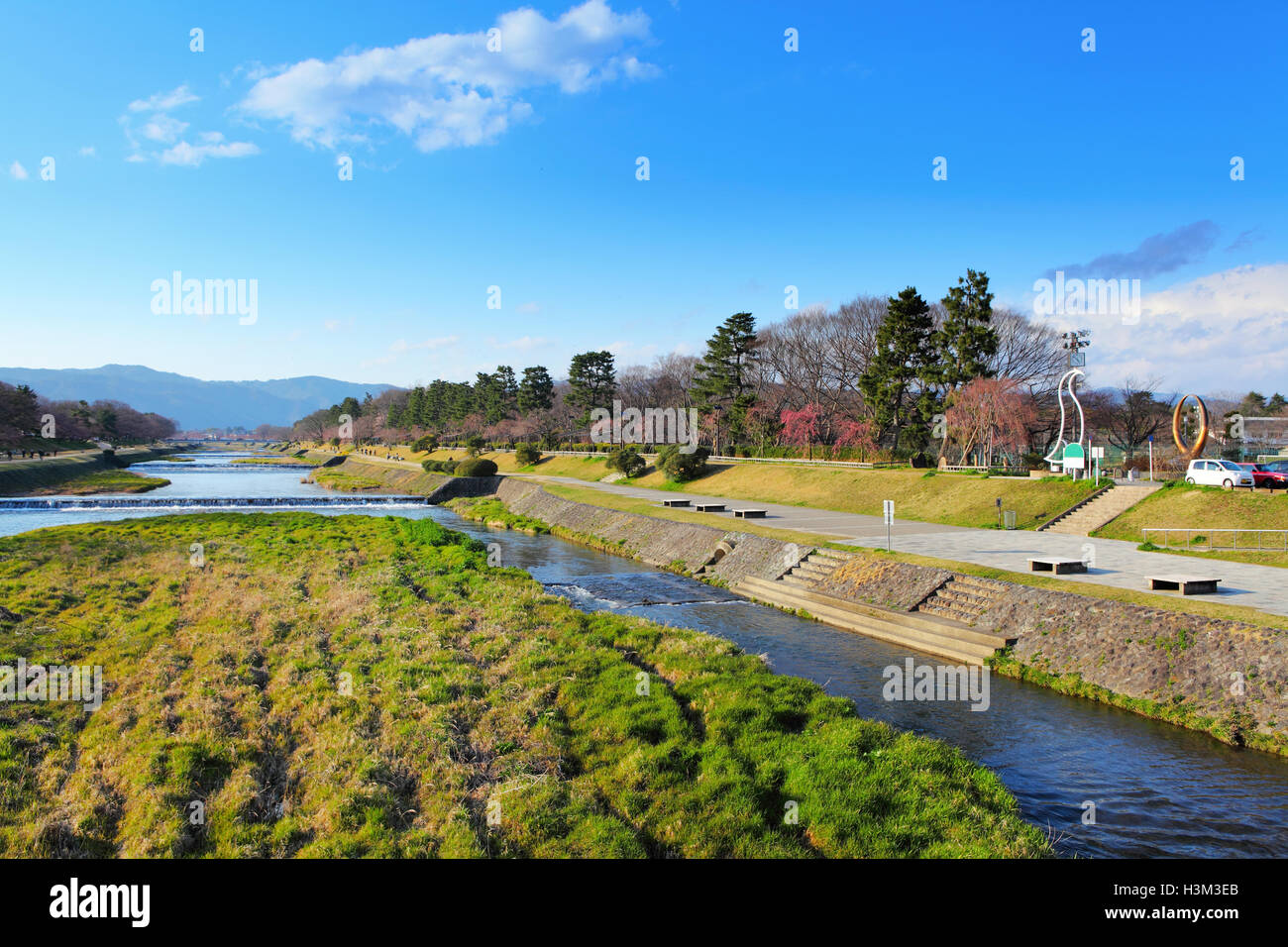 Kamo river in Kyoto Stock Photo - Alamy