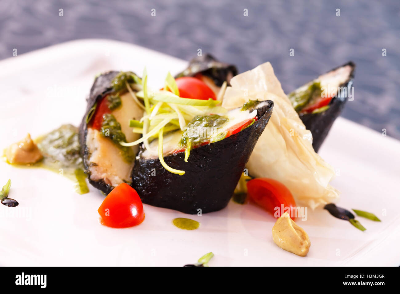 Hand Roll Sushi Stock Photo - Alamy