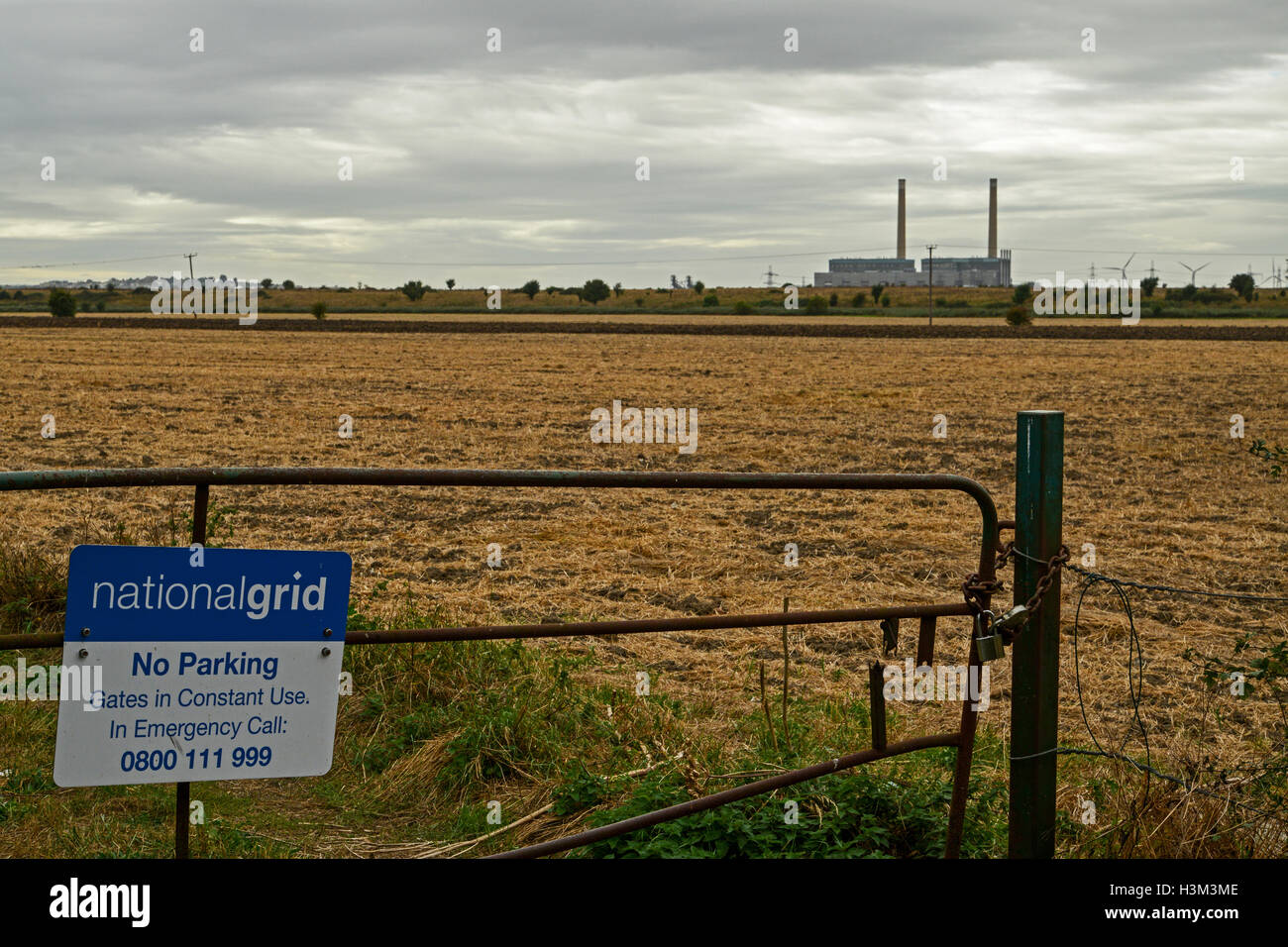 National Grid No Parking Sign Stock Photo - Alamy
