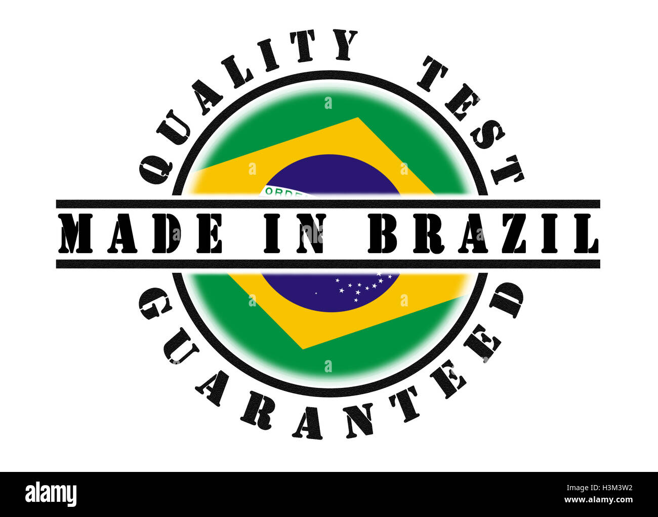 Quality test guaranteed stamp Stock Photo - Alamy