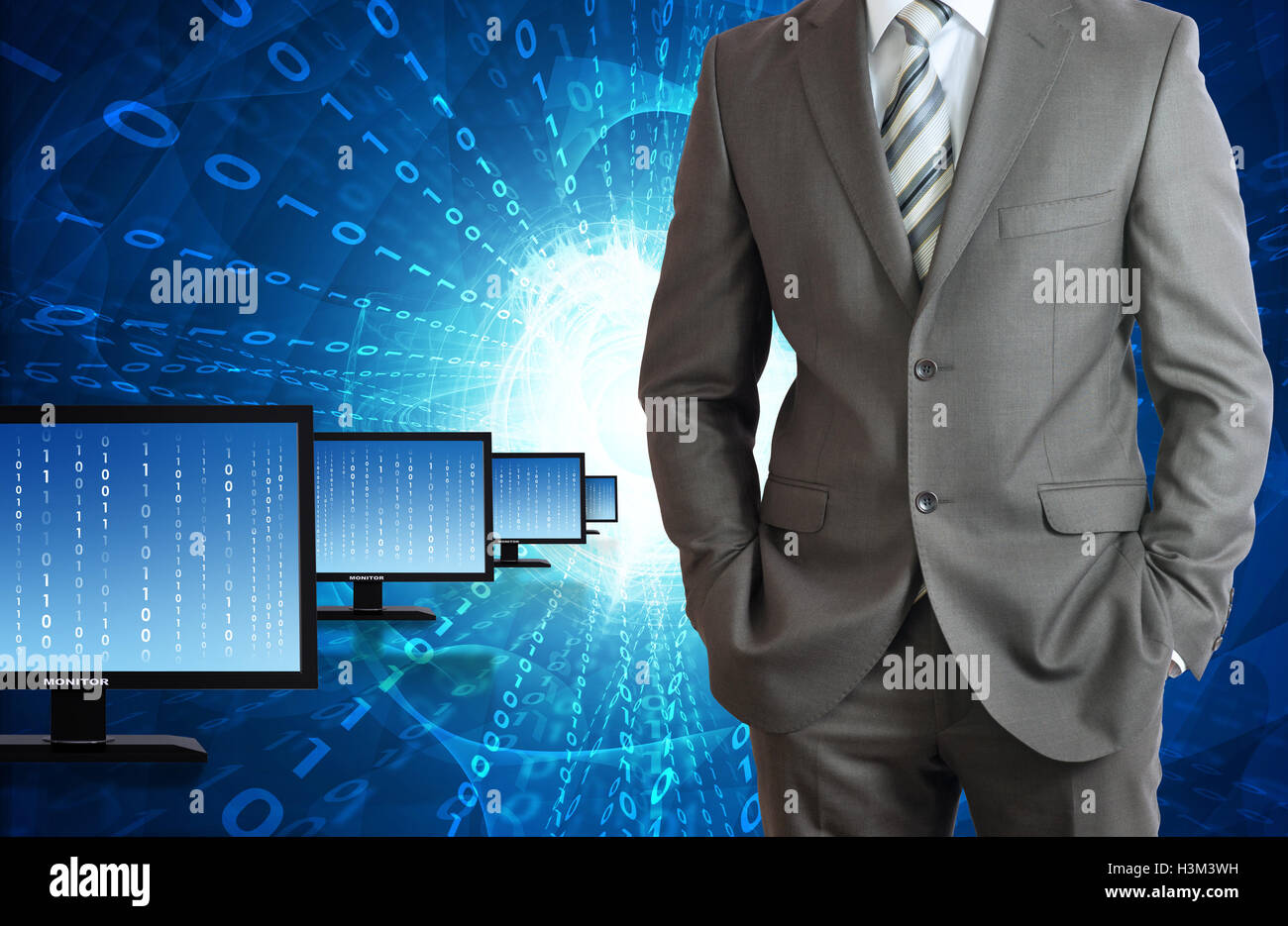 Human figures data binary hi-res stock photography and images - Alamy