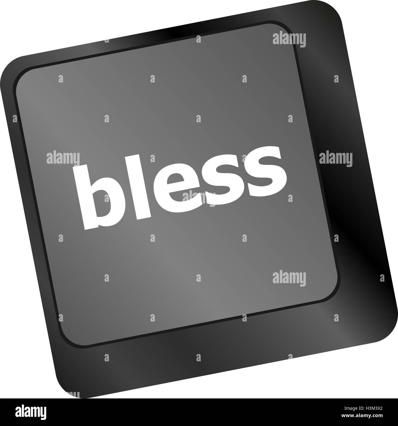 bless text on computer keyboard key - business concept Stock Photo - Alamy