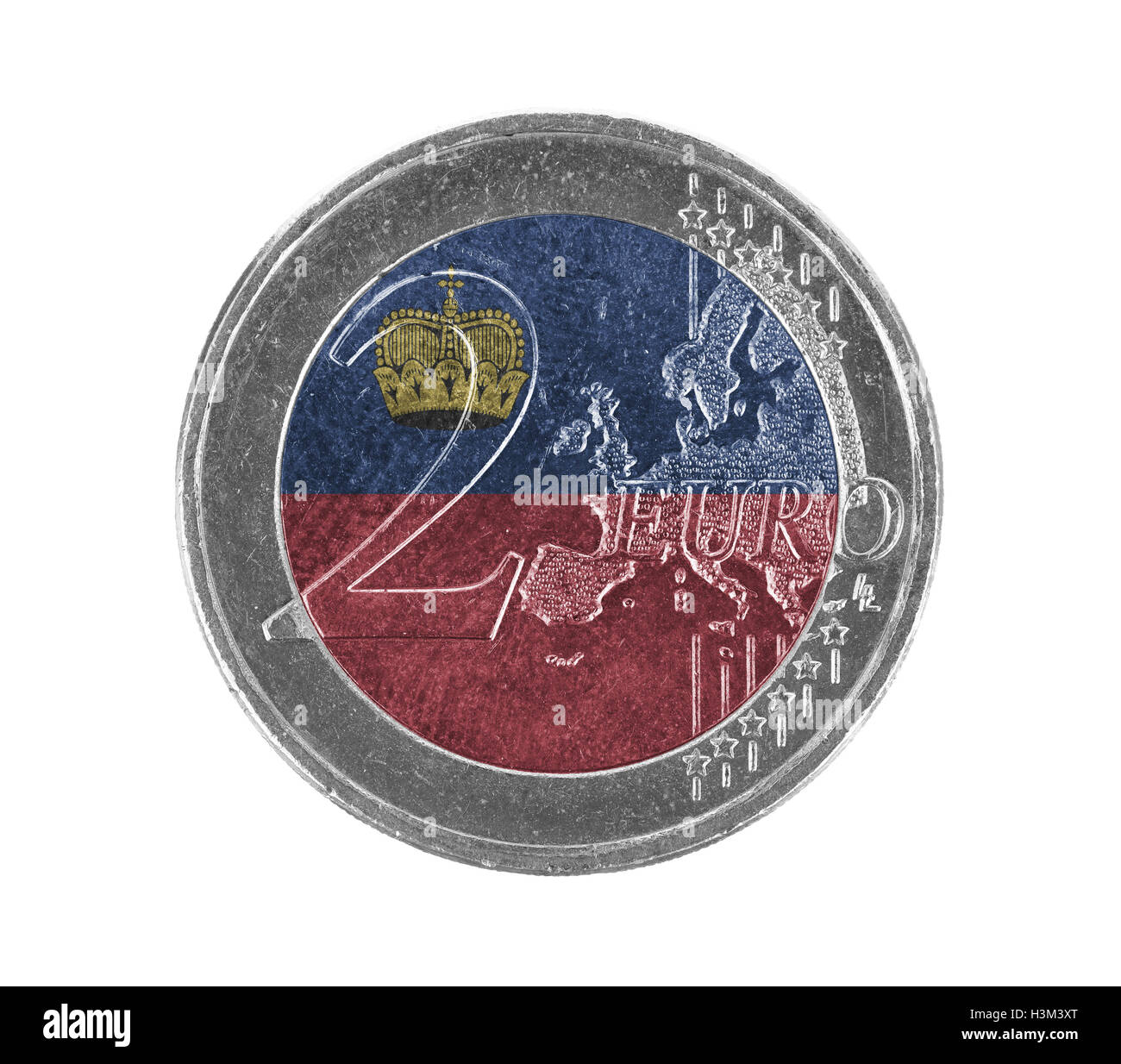 Euro coin, 2 euro Stock Photo - Alamy