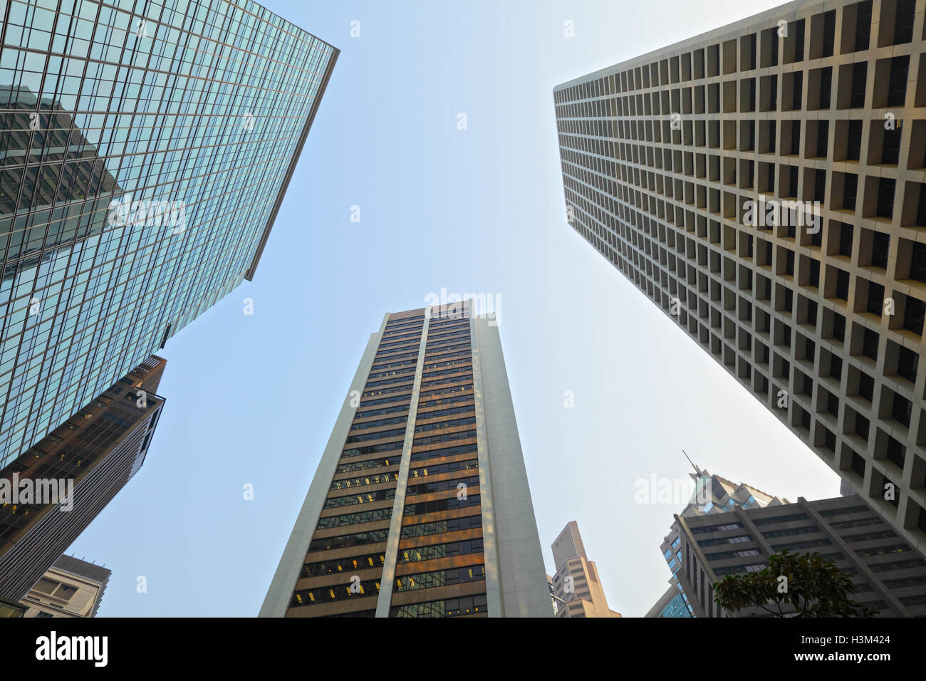 High rise building to sky Stock Photo - Alamy