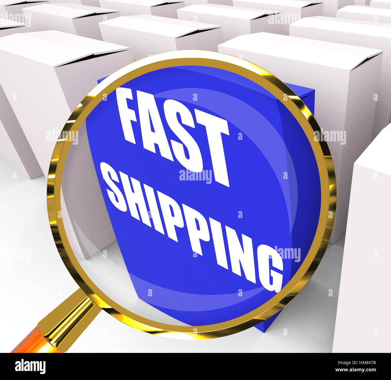 Fast Shipping Packet Shows Quick Deliveries and Transportation Stock ...